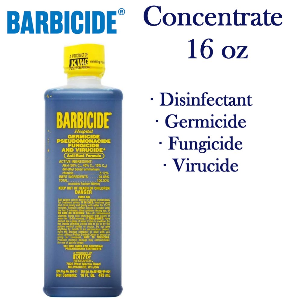 Barbicide Disinfectant Concentrate, 16 oz – EP Beauty Supply