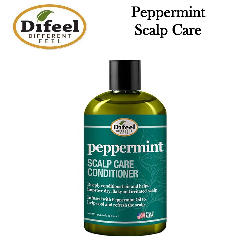 Difeel Shampoo and Conditioner, Peppermint Scalp Care Shampoo & Condit ...
