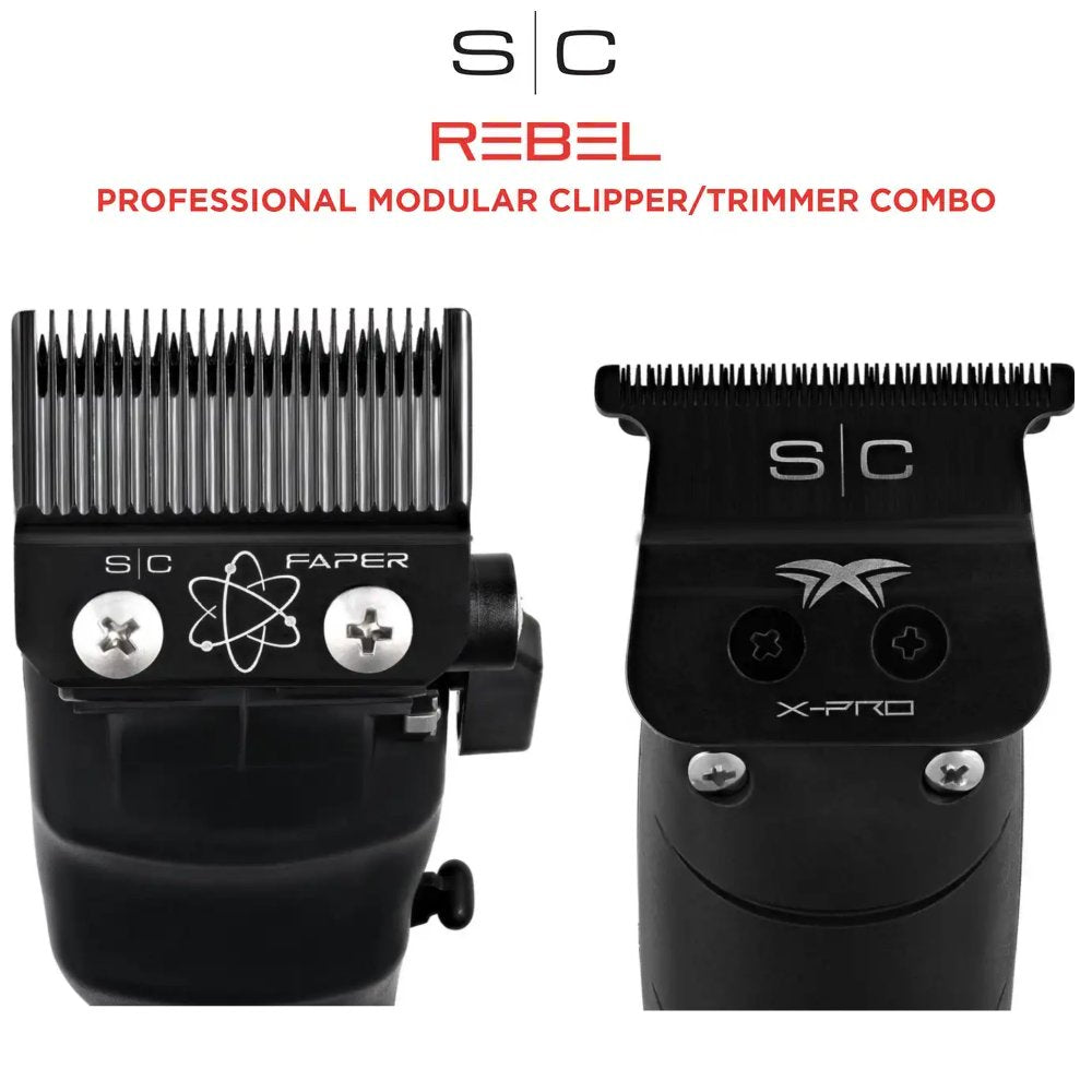 SC Professional REBEL Super-Torque Modular Cordless Clipper and Trimme ...