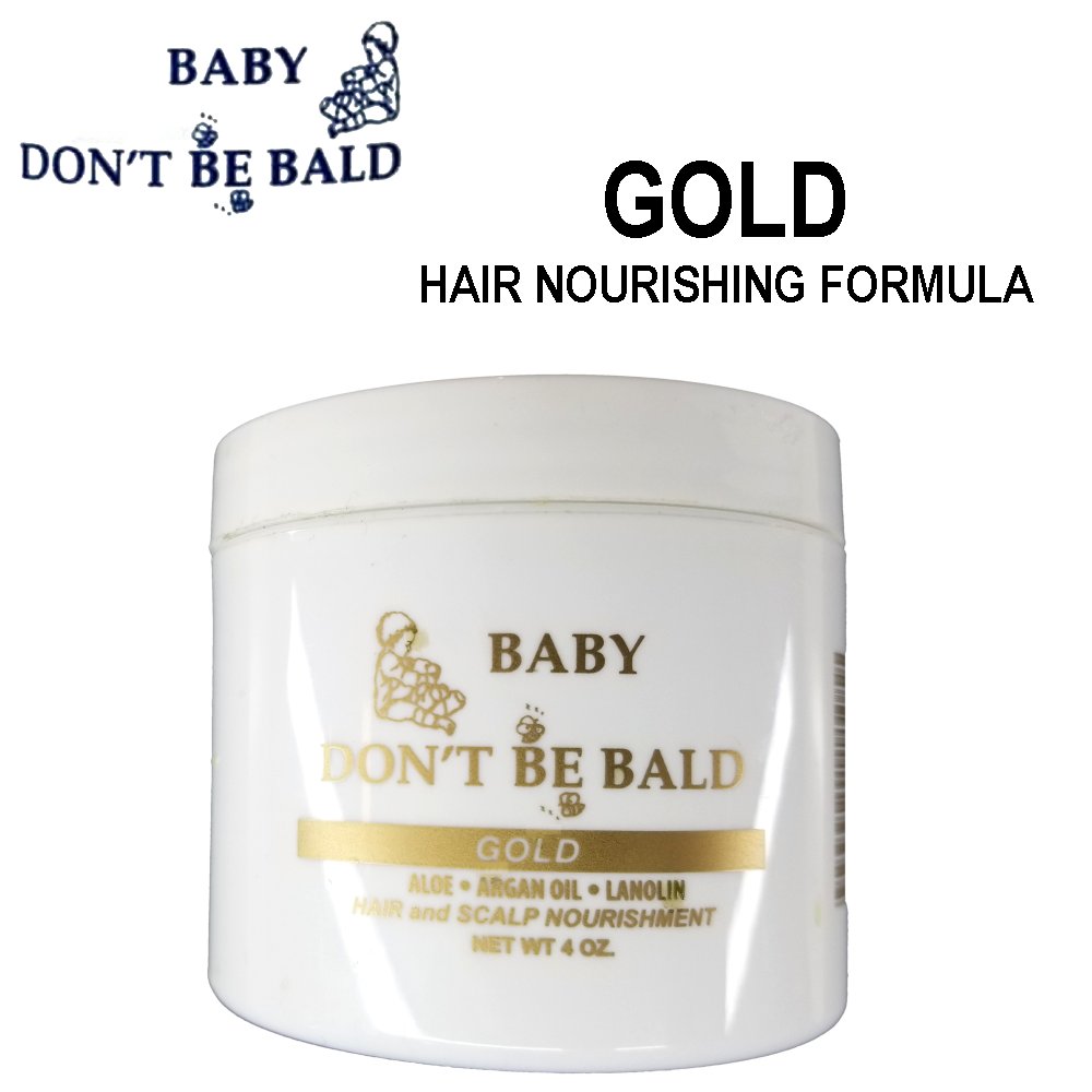 Baby Don't be Bald Gold Hair Nourishing Formula, 4 oz – EP Beauty Supply
