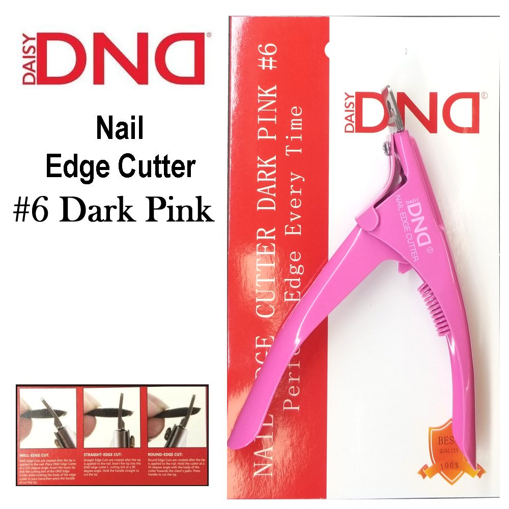 DND Nail Edge Cutter #6, Dark Pink – EP Beauty Supply