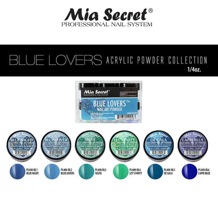 Mia Secret Acrylic Collection - "Blue Lovers" (6 colors) – EP Beauty Supply