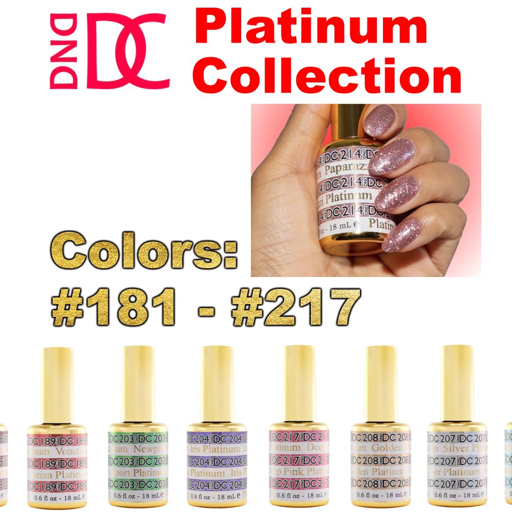 DND DC (181-217) Gel Polish "Platinum Collection" – EP Beauty Supply